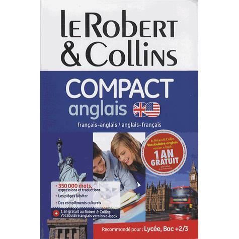 Le Robert & Collins Compact - Cdiscount Librairie