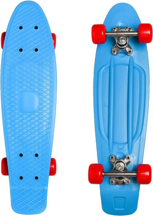 X-Skate Complete 22" Plastic Retro Beginner Skateboard For Kids ...