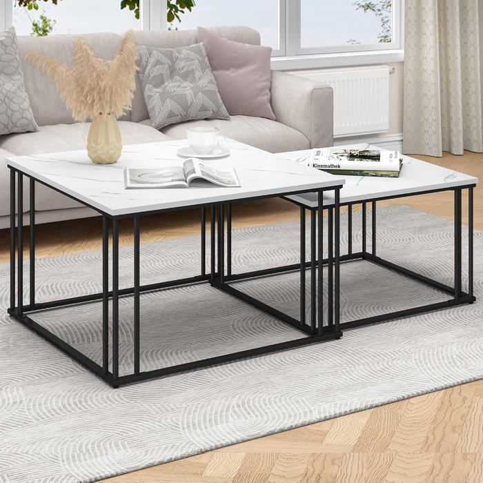 Table Basse Design Blanc 2