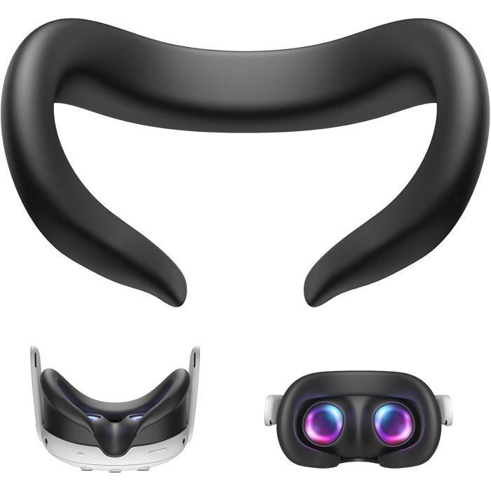 Interface faciale en silicone pour VR - WOOPSO - Compatible Meta Quest ...