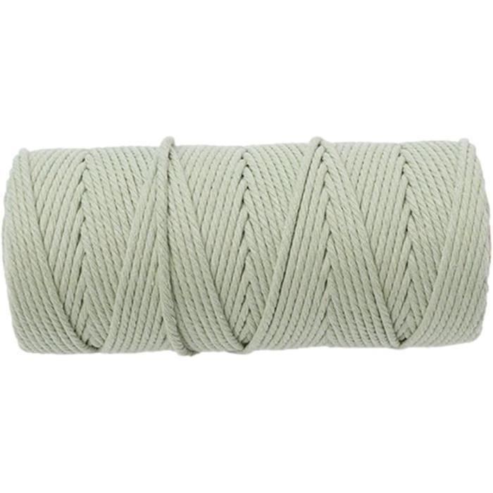 Corde De Tissage De Corde De Coton De 3 Mm, Corde De Macramé Naturelle ...