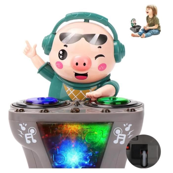 Electric Music Dancing Pig Toy, DJ Swinging Piggy Toy, DJ Light Music ...