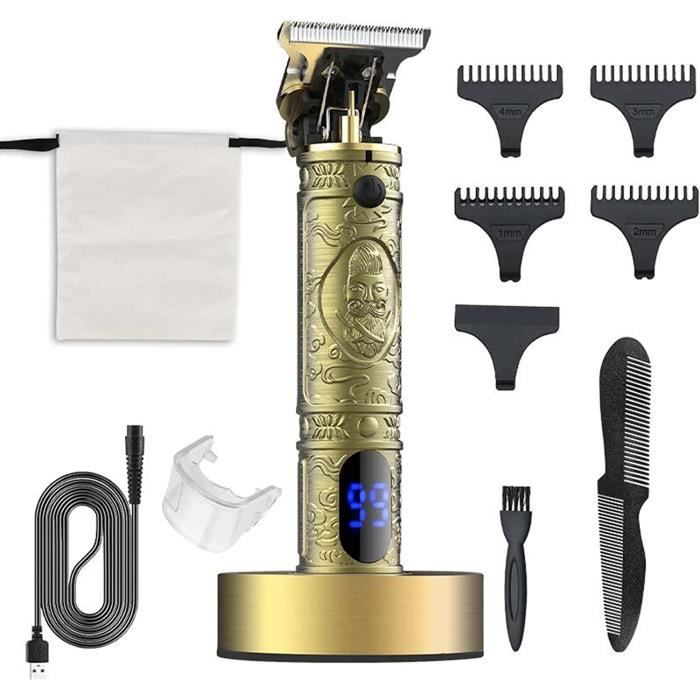 Tondeuse Cheveux Hommes,Tondeuse Barbe Electriques Professionnelle, Sans Fil Tondeuse à Cheveux ...