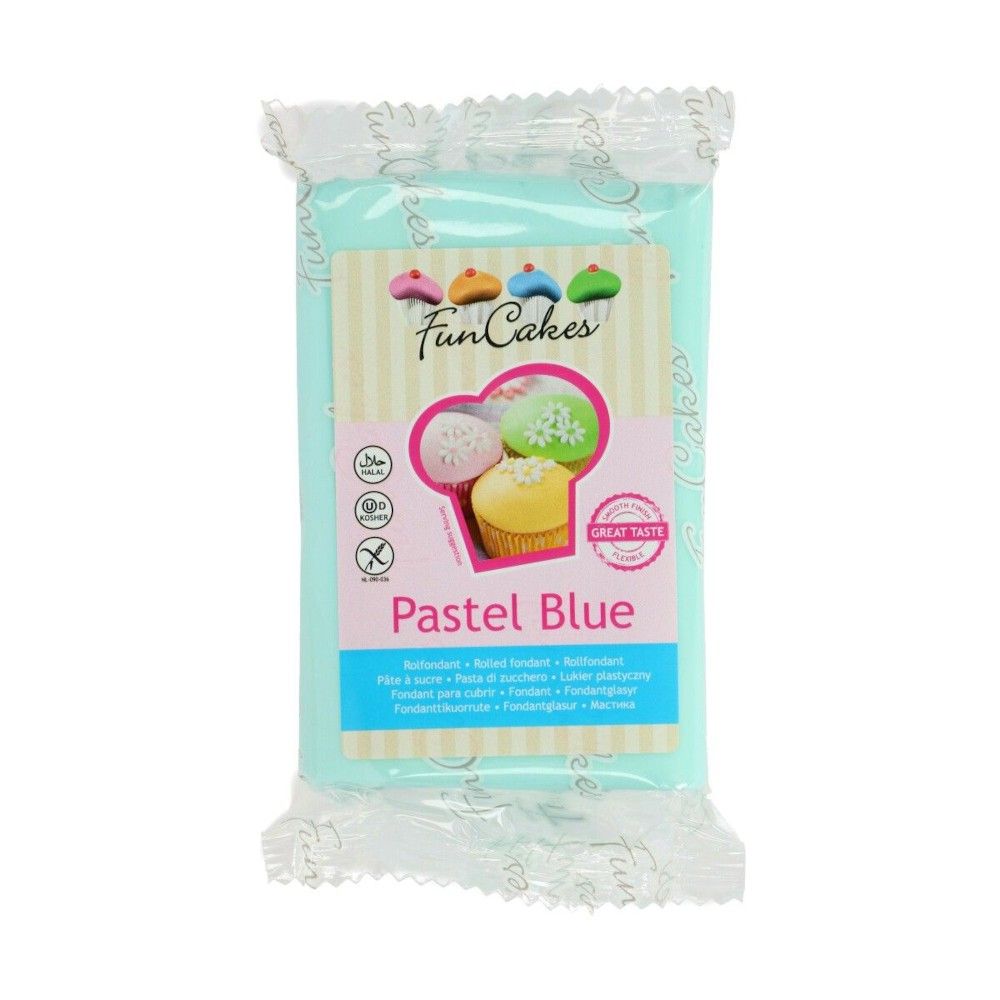 PÂTE À SUCRE FUNCAKES 250G BLEU PASTEL - Cdiscount Au quotidien
