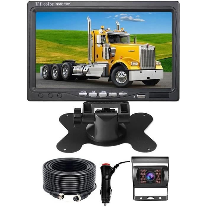 Kit De Recul Avec Caméra Filaire Et Moniteur, Écran Lcd Tft De 7 Pouces ...