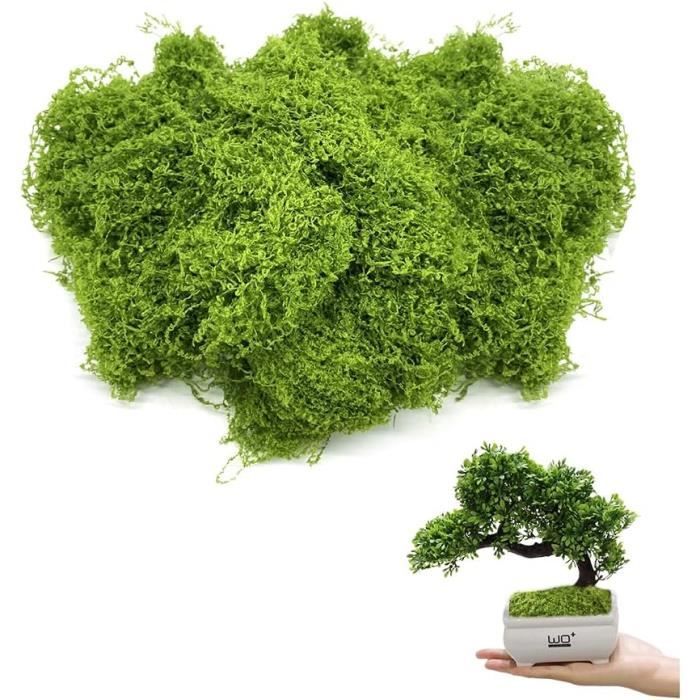 100G Mousse Creche Noel Fausse Mousse Vegetale Decorative Mousse ...