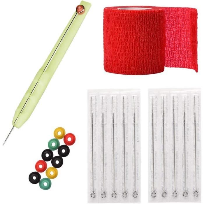 Hand Poke And Stick Tattoo Kit Diy Tattoo Poke Pen Kit With 10Pcs ...