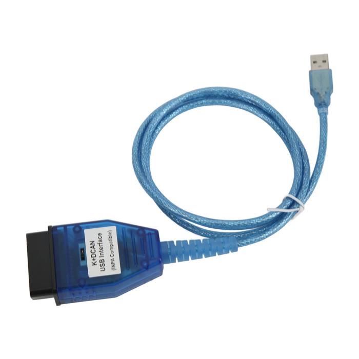 Câble de diagnostic K CAN Câble K D CAN OBD2, câble de diagnostic de ...