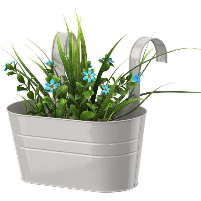 Pot De Fleur A Suspendre - Suspendu Métal Crochet Movible Fleurs ...