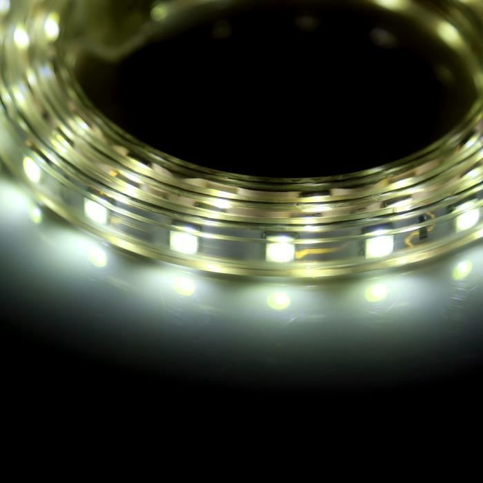 Minifinker bande lumineuse flexible Bande LED SMD 5050 étanche, 220V ...