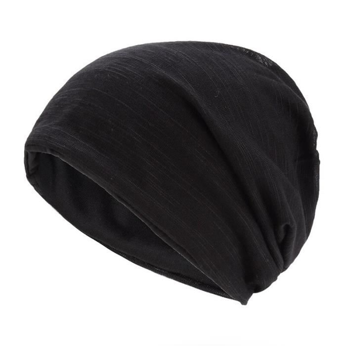 Coton hiver automne Turban chapeau hommes femmes Beanie Bonnet bonnet ...