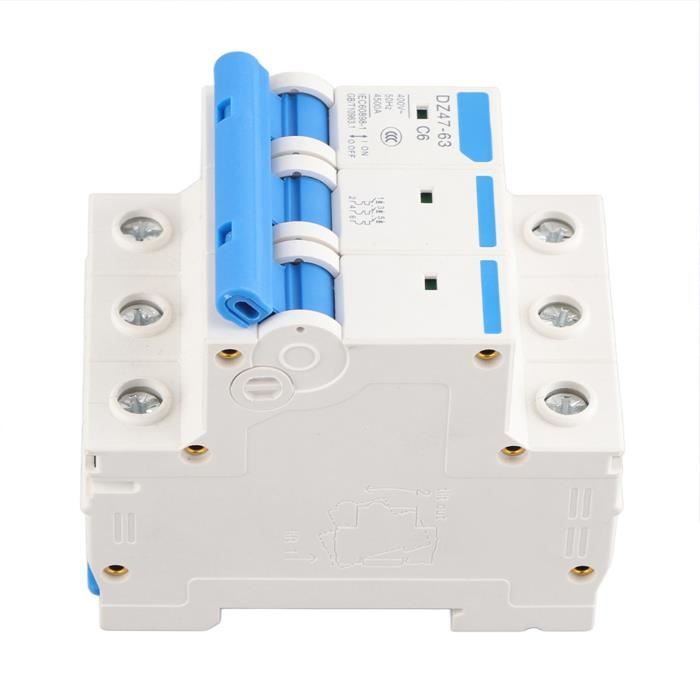 OMABETA mini disjoncteur Disjoncteur miniature AC 400 V 6/10/16/20 A 3 pôles Disjoncteur de ...