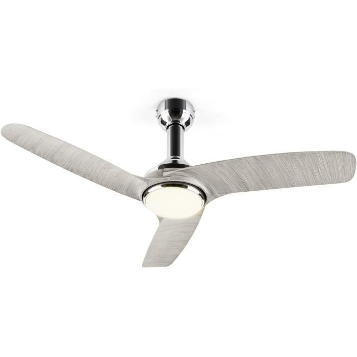 Silent Service - Ventilateur De Plafond, 2 En 1: Ventilateur Et Lampe ...