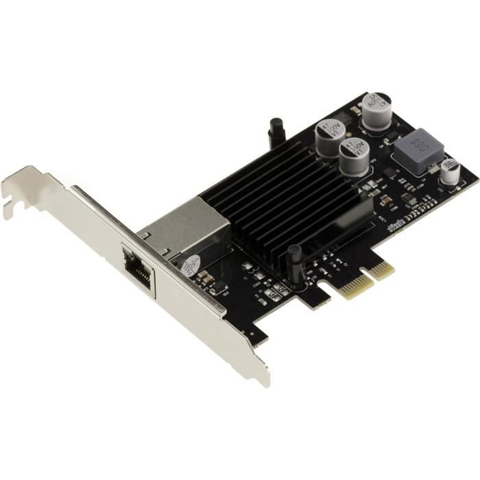 Carte Réseau 1 Port Gigabit Lan Ethernet Rj45 Sur Port Pcie X1 Power Over Ethernet Poe+ 30W Avec ...