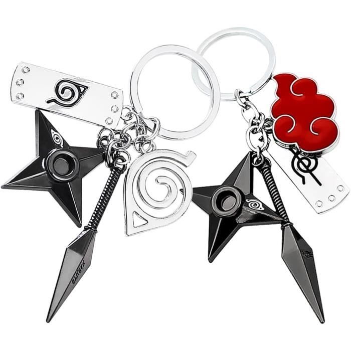 Porte Clef Anime, 2 Pièces Porte-clés Manga, Porte Cle Enfant Garçon ...