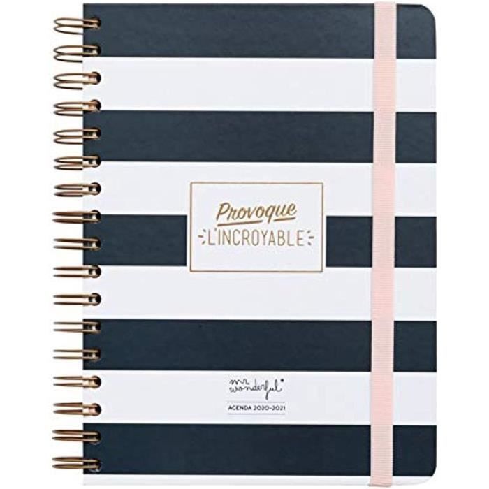 Mr. Wonderful, Agenda classique, Journalier (De Septembre 2020 à Août ...