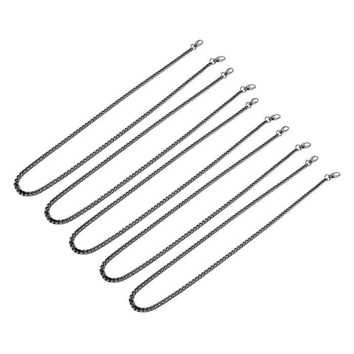ZER- maillon de chaîne gourmette 5 pièces 1m gourmette en aluminium ...
