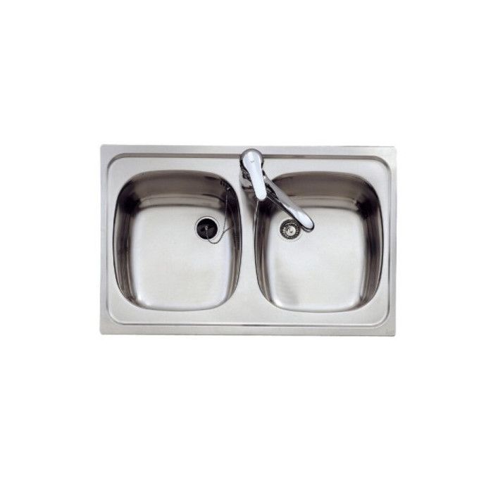 Évier double Teka E/50 2C Acier inoxydable - Cdiscount Bricolage
