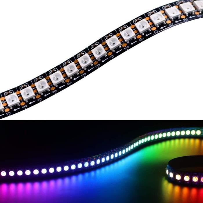 Yunbo Ruban Led Ws2812B 144 Pixels 1M Rgb Adressable Individuellemen Cc ...