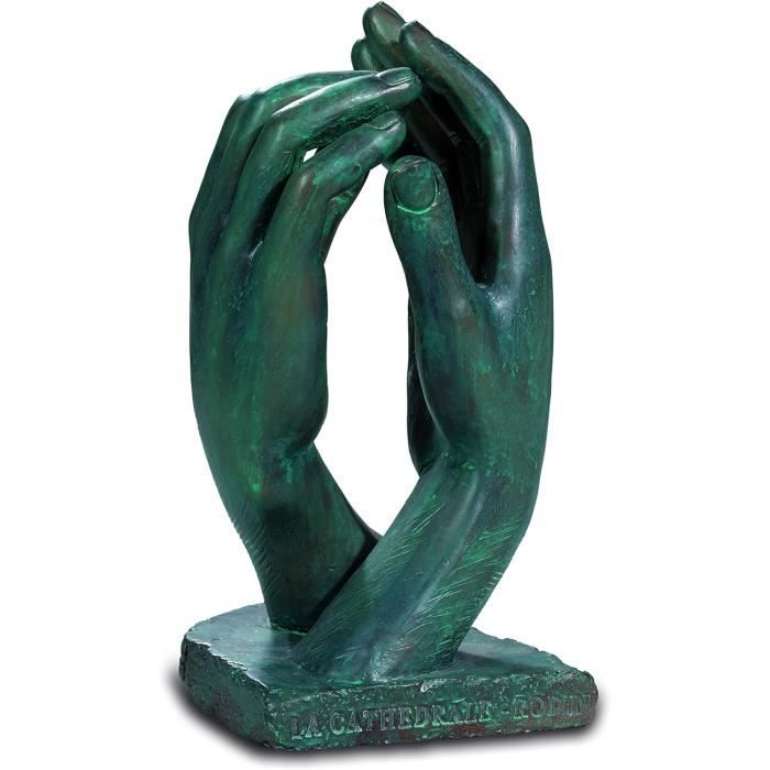 Reproduction Statue La Cathedrale De Rodin (Bronze, 18 Cm)[Z1974 ...