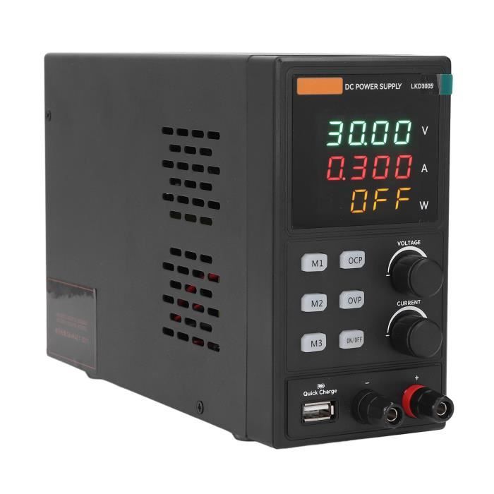 Alimentation CC - V BESTLIFE - LKD3005 - 30V 5A - Écran LED 4 chiffres ...