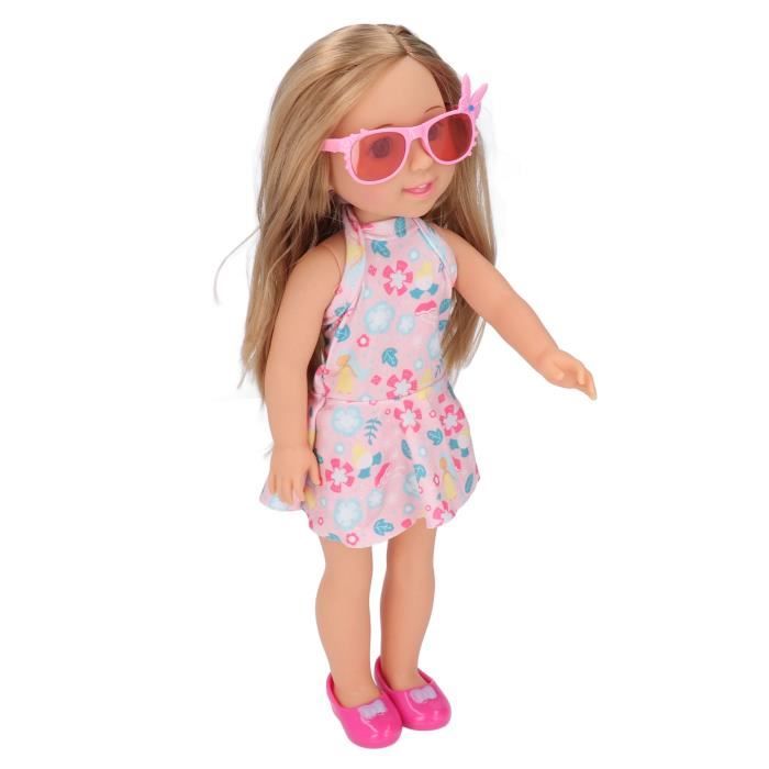 VGEBY poupée fille avec robe Poupée fille à la mode 15 pouces vinyle ...