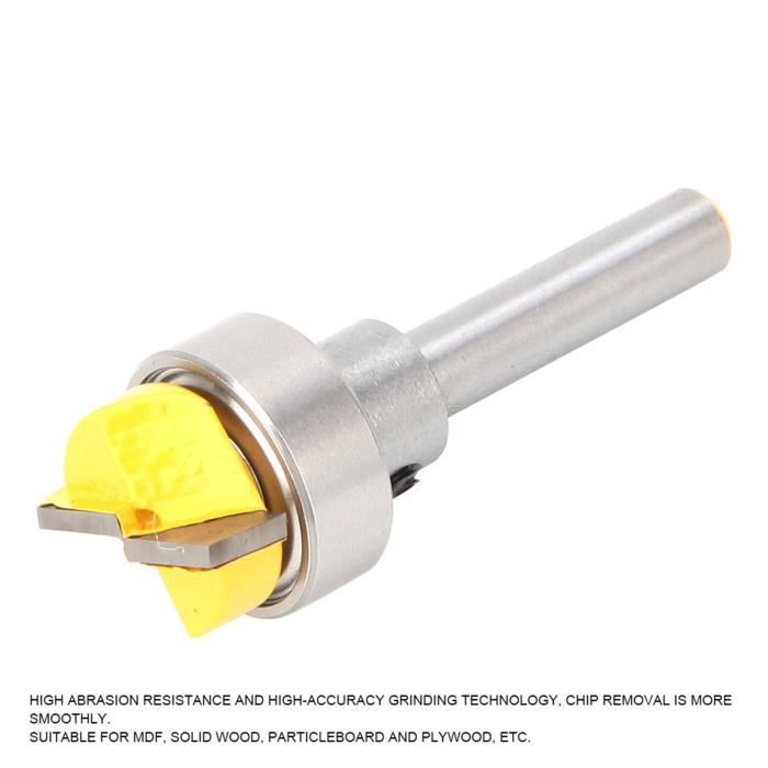 YOSOO mèche de routeur Gabarit de Fraise, Modèle de Tige 1/4 Fraise en ...