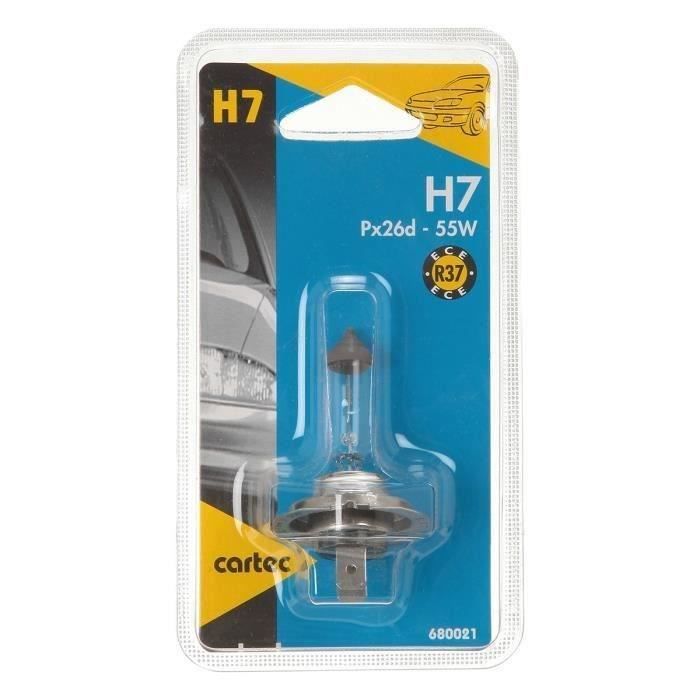 CARTEC Ampoule H7 12V Px26d - 55W - Cdiscount Auto