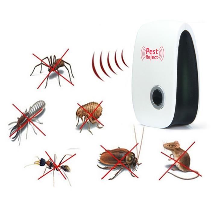 Répulsif Ultrasonique Antiparasitair, Gouttes anti-puces arc-en-ciel ...