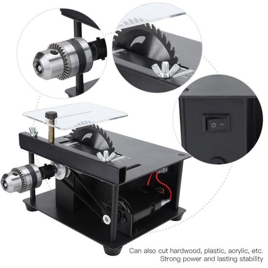 Mini Scie à Table, Profondeur 1000-3000R 35mm Scie Circulaire de Table ...
