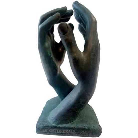 Reproduction Statue La Cathedrale De Rodin (Bronze, 18 Cm)[Z1974 ...
