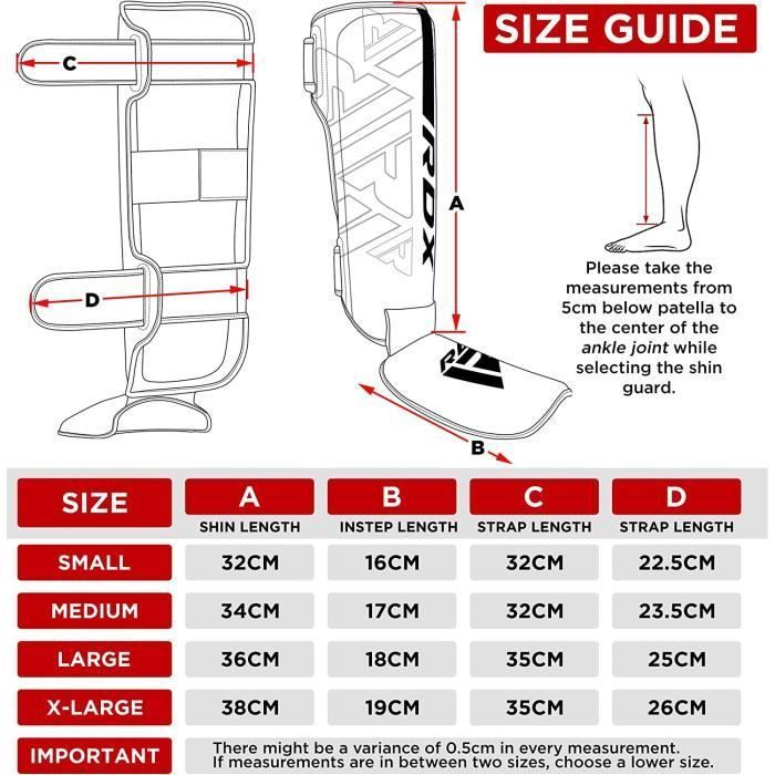 RDX Protège Tibia Boxe Thai Kick Boxing Arts Martiaux MMA D ...