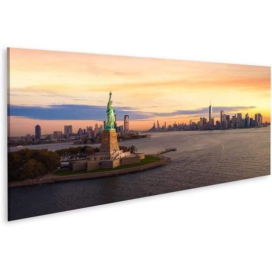 Tableau Tableaux Statue de la liberté à New York Cadre sur Toile ...