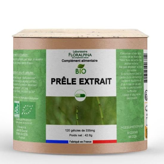Prêle extrait BIO 120 gélules - Cdiscount Santé - Mieux vivre