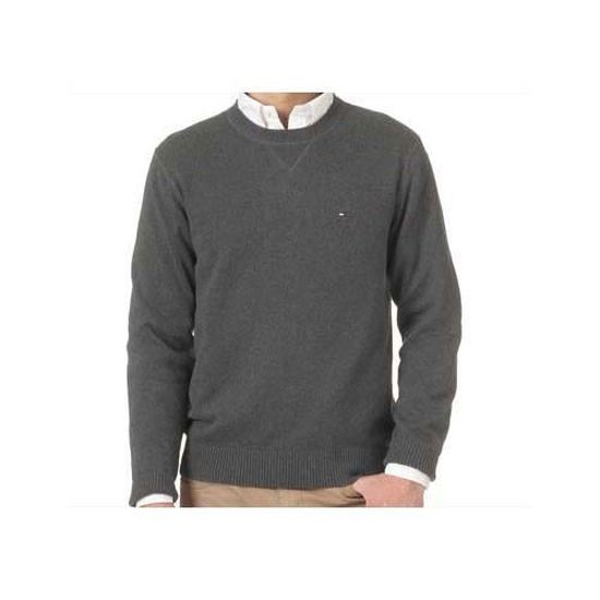 Pull Tommy Hilfiger Classique Gris homme 412020 gris - Cdiscount Prêt-à ...