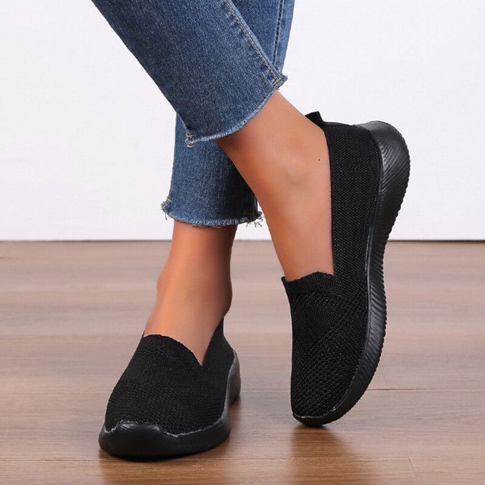 Mocassin,Rimocy-Baskets Respirantes Ogo Flats pour Femme,Chaussures ...