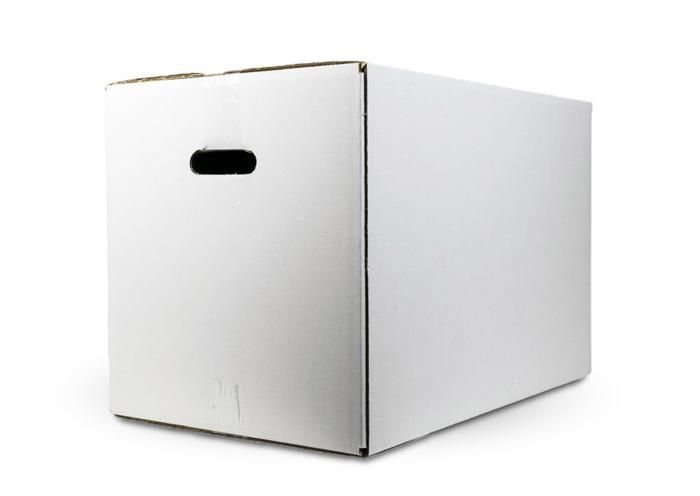 10 x Cartons de déménagement solides 53 x 33 x 35 cm blanc double ...