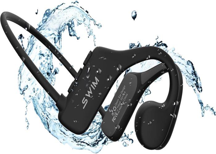Casque Conduction Osseuse, Écouteur De Natation Bluetooth 5.3, Mémoire ...