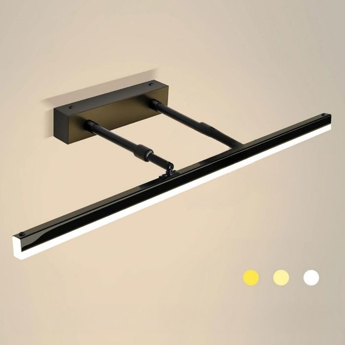 Applique murale LED 40 cm, Réglage de la barre parallèle, trois ...