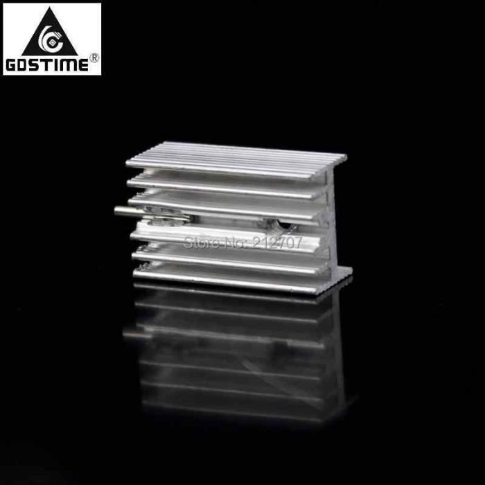 20Pcs Aluminium TO220 Heatsink TO-220 Heat Sink Transistor Radiator TO ...