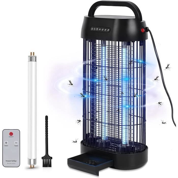 Lampe Anti Moustique avec Télécommande, Tue Mouche Chronométré 18W ...