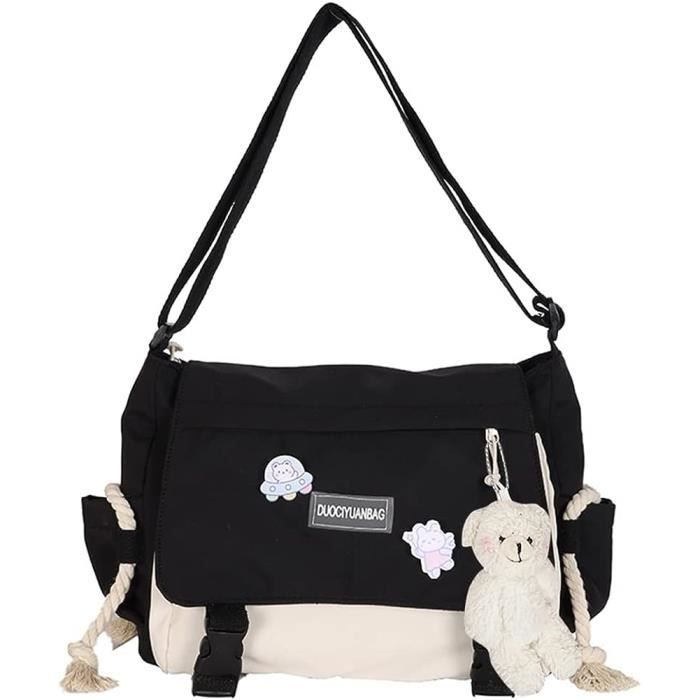 Kawai Sac À Dos D'Écolier Japonais Mignon Avec Ours En Peluche Kawaii ... Kawai Sac À Dos D'Écolier Japonais Mignon Avec Ours En Peluche Kawaii ...