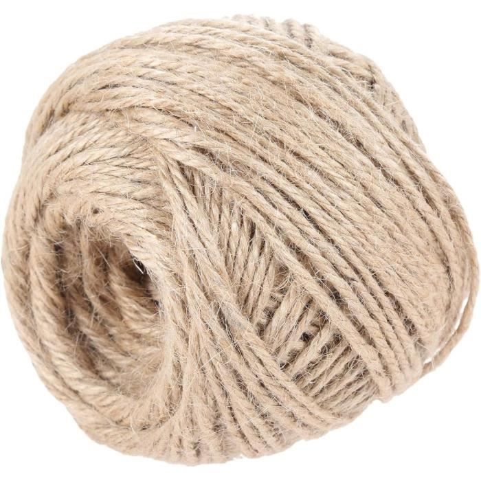 Zkenshan-Ficelle Jute Natural Jute Corde Type Twine Rouleaux De Chanvre ...