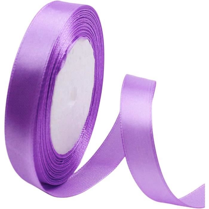 Ruban Satin Violet - RUBAN - 15mm x 22m - Décoration Mariage, Cadeau ...
