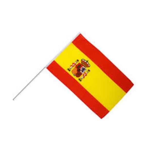 DRAPEAU ESPAGNE 45X30cm avec Hampe - Cdiscount Maison