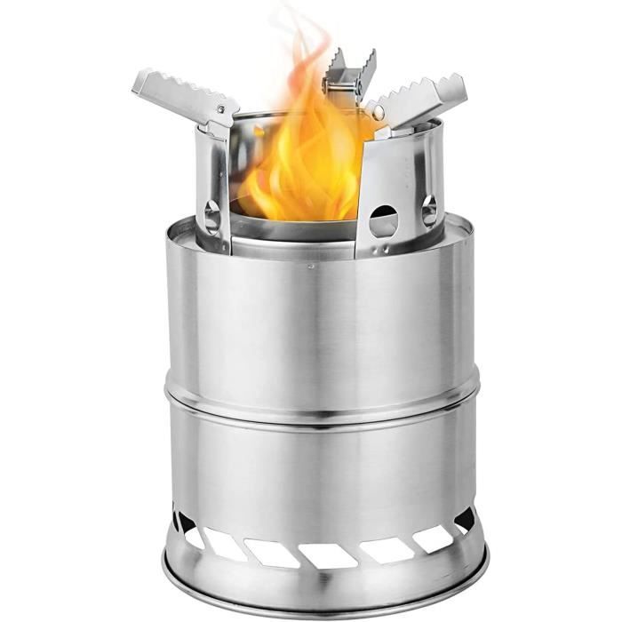 Set de réchaud de camping, mini poêle à bois, gaz à dos, randonnée ...