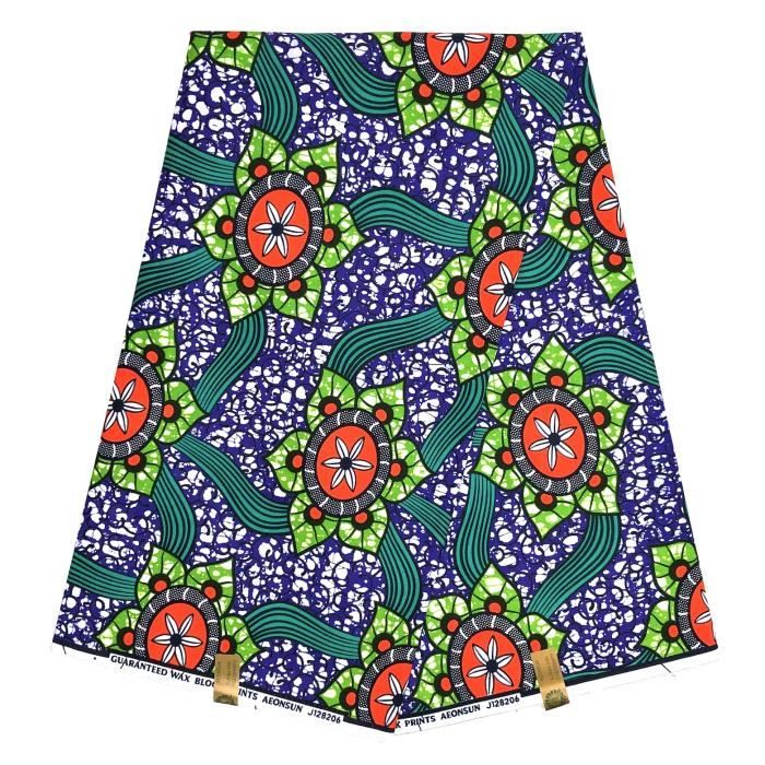 Wax Pagne Tissu Africain collection HITARGET 6 Yards ciré imprimé pur ...
