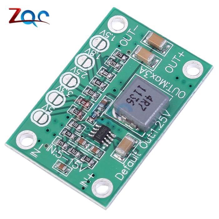 Module d'alimentation électrique abaisseur cc 5-16V à 1.25V-1.5V-1.8V-2 ...