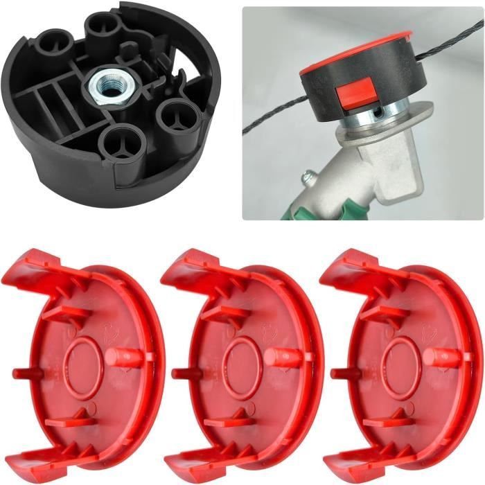 Fil de coupe Bosch F016800431 pour débroussailleuse AFS 23 à 37, avec couvercle de bobine ...