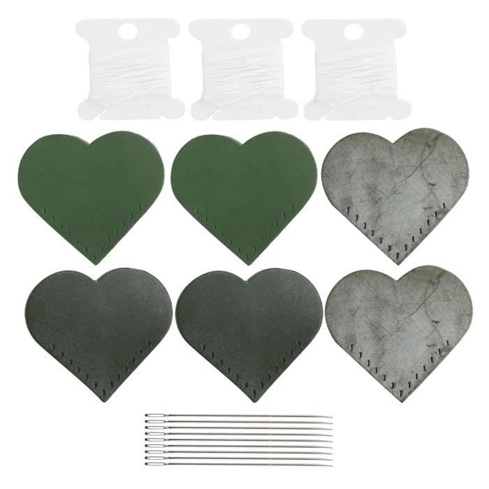 Marque-Page 'angle Marque-Page En Cuir En Forme De C ur Pas Facile ...